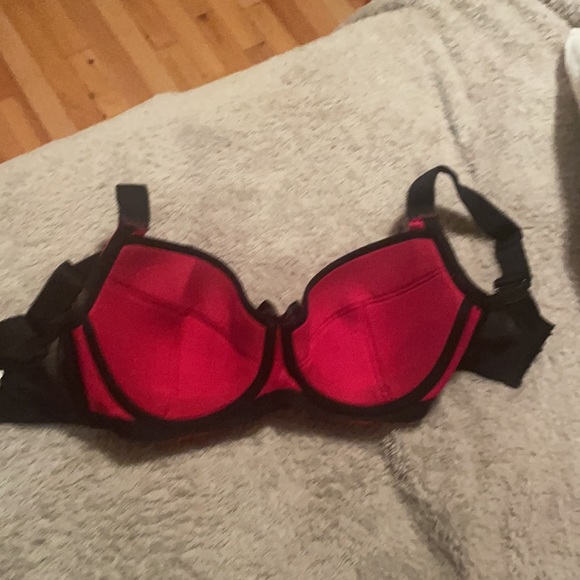 Intimates & Sleepwear | Parfait Charlotte Us 28j Uk 28gg Red Black ...